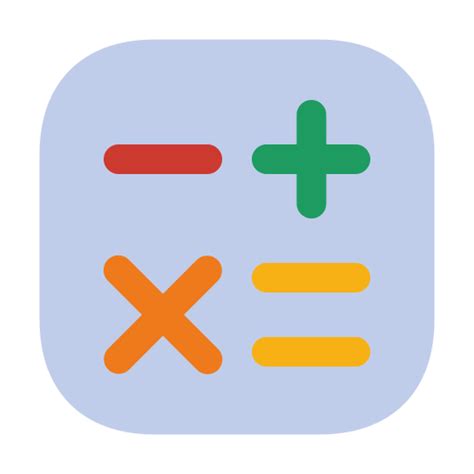 Math Generic Color Fill Icon