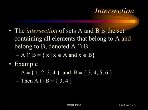 Ppt Lecture 3 Operations On Sets Powerpoint Presentation Free