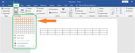 How To Create Table In MS Word Step By Step