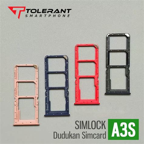 Jual Dudukan Kartu Sim Card Oppo A S Simtray Sim Lock Tempat Kartu Slot Simcard Shopee