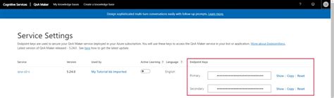 Azure 资源 Qna Maker Azure Ai Services Microsoft Learn