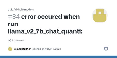 error occured when run llama v2 7b chat quantized promptprocessor 3