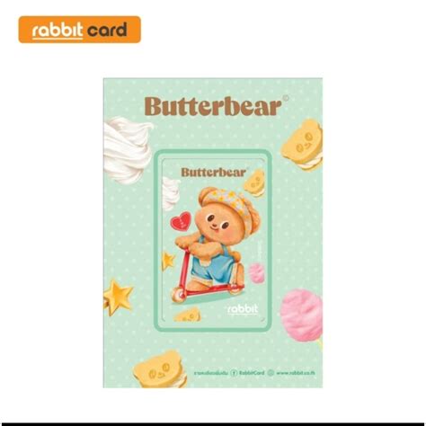Rabbit Card บัตรแรบบิท Butterbear Green สำหรับนักเรียน นักศึกษา Shopee Thailand