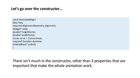 how to create animation using the animatedalign widget pptx