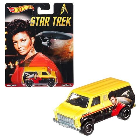 Hot Wheels Ford Transit Supervan Uhura Star Trek Cultura Pop Djg78 Carrinho De Brinquedo