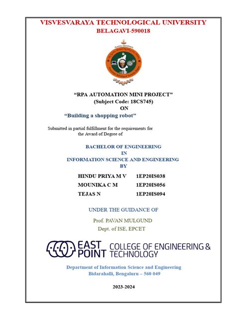Rpa Report Pdf Automation Engineering