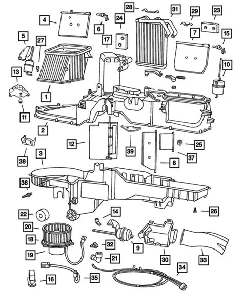 Air Conditioner And Heater Units For 2001 Dodge Ram 1500 Mopar Estore