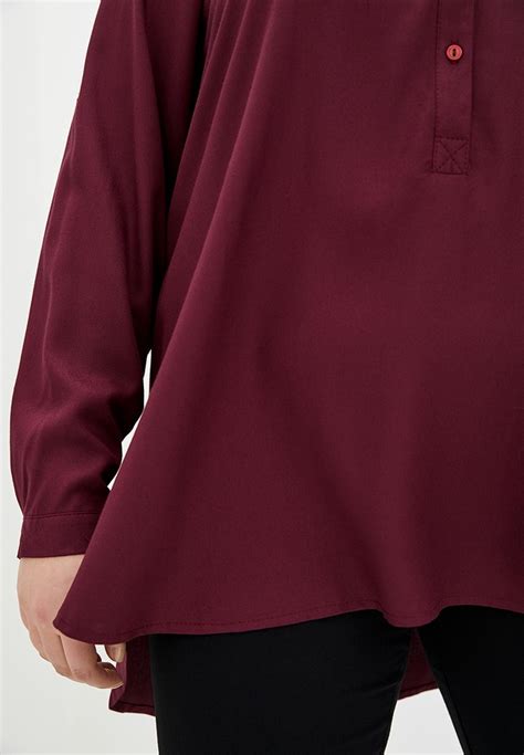Бордова сорочка вільного крою 70045478 ᐈ купити 450 00₴ в інтернет магазині Jhiva
