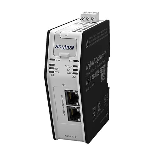 Anybus X Gateway Modbus Tcp Client Modbus Tcp Server Ab9008 B
