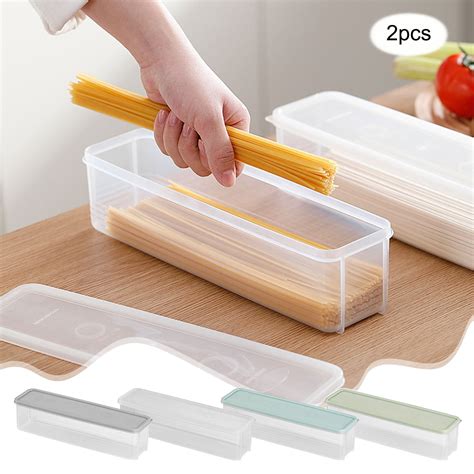 Plastic Food Preservation Box Sealed Noodle Storage Air Tight Container Kitchen Pantry