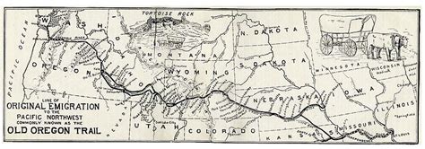 Westward Expansion Map With Cities