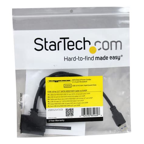 StarTech USB To SATA III Hard Drive Adapter Cable W UASP SATA To USB Converter