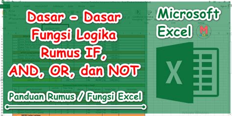 Mengenal Rumus Dan Fungsi Logika Pada Excel Lengkap M Jurnal