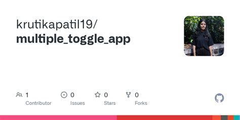 Github Krutikapatil19multipletoggleapp