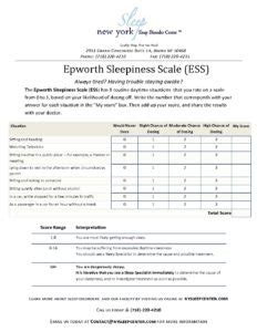 ESS Scale V4 NySleepCenter Com