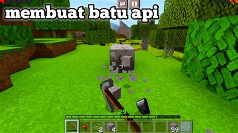 Tutorial Membuat Batu Api Di Minecraft Terbaru Youtube