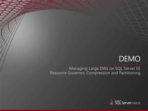 Microsoft Sql Server Data Warehouses For Sql Server Dbas Ppt