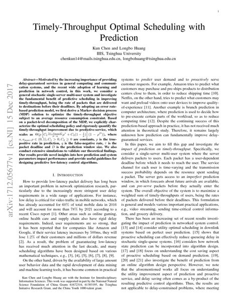 timely throughput optimal scheduling with prediction deepai