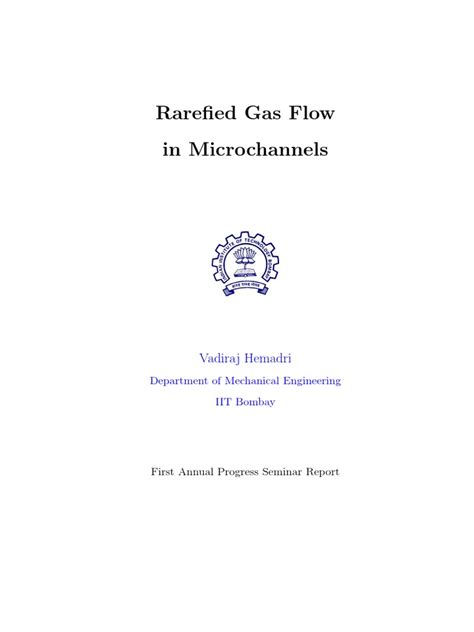 Rarefied Gas Flows Pdf Photolithography Navierstokes Equations