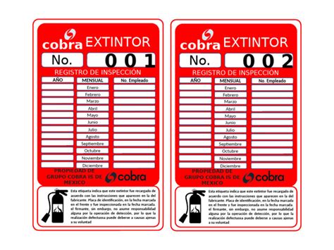 Etiqueta Extintores Pdf