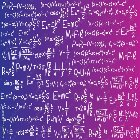 Vetor De Mathematical Geometric Formulas Abstract Background Can Be Used For Mathematical And