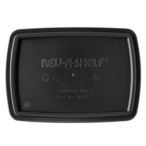 Rev A Shelf Qt Under Sink Trash Can Replacement Plastic Black RV Piece Frys