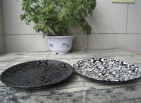 外贸原单陶瓷餐具美国名品MIKASA浮雕花纹餐盘家用菜盘欧式盘 虎窝淘