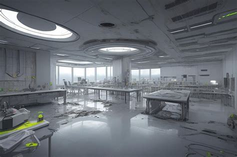 Premium Photo AI Enhanced Disaster Recovery Lab