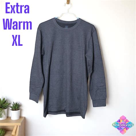เสื้อ Uniqlo Heattech Extra Warm Xl ฮีทเทค ยูนิโคล่ ชาย Shopee Thailand
