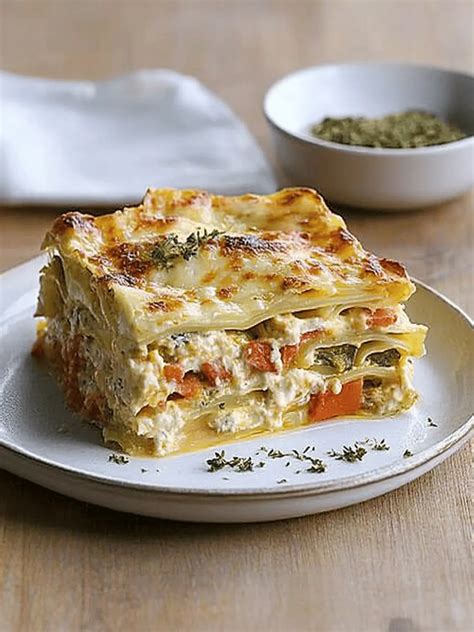 Ultimate Creamy Vegetable Lasagna With White Sauce