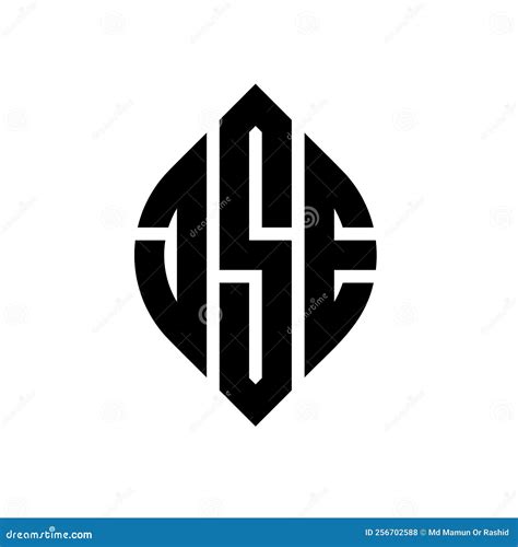 Jse Circle Letter Logo Design With Circle And Ellipse Shape Jse