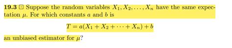 19 3 suppose the random variables x1 x2 … xn have