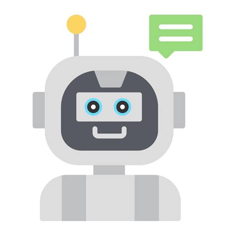 Premium Vector Chat Bot Vector Illustration Style