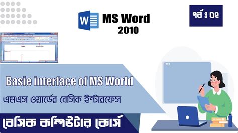 Microsoft Word Basics For Beginners Step By Step Tutorial Ms Word Basic Interface