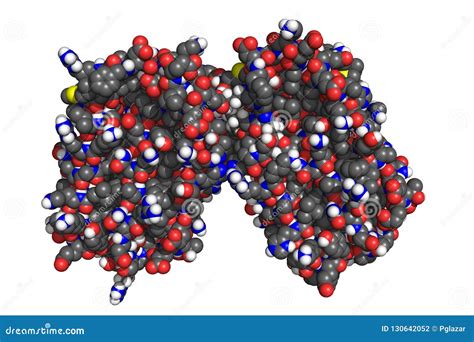 Interferon Beta Molecule Stock Illustration Illustration Of Isolated 130642052