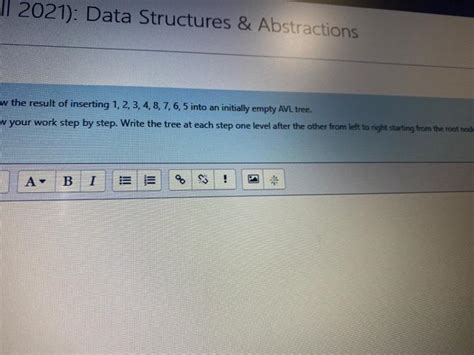 Solved 11 2021 Data Structures And Abstractions W The Result