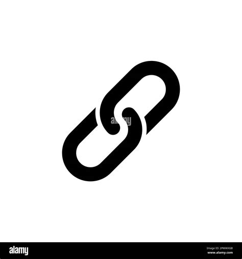 Link Icon Vector Hyperlink Chain Symbol Stock Vector Image And Art Alamy