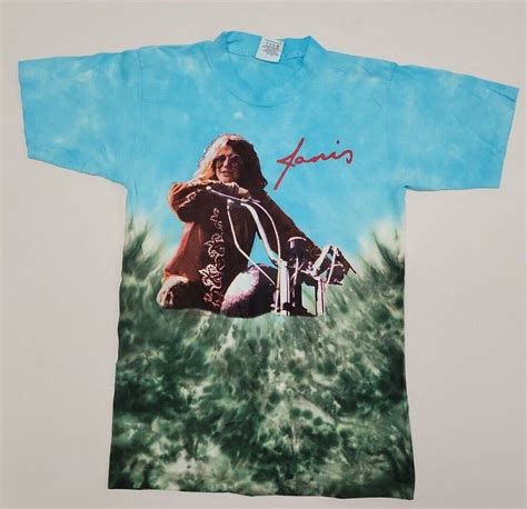 Vintage Janis Joplin Tie Dye 2002 T Shirt Alore Tag S Gem