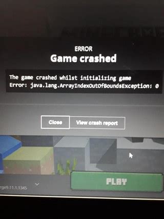 ERROR Game Crashed The Game Crashed Whilst Initializing Game IFunny