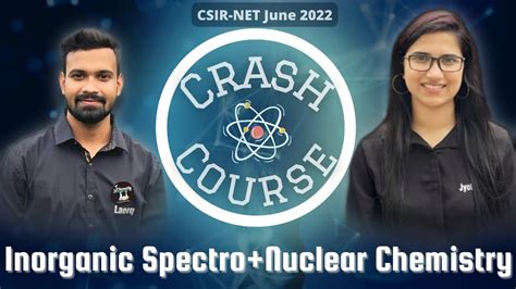Inorganic Spectroscopynuclear Chemistrycsir Net June 2022 Crash Courseseptember Examcrash