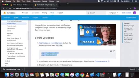 Google Sign In With SwiftUI Google Login With SwiftUI Firebase Google Authentication With