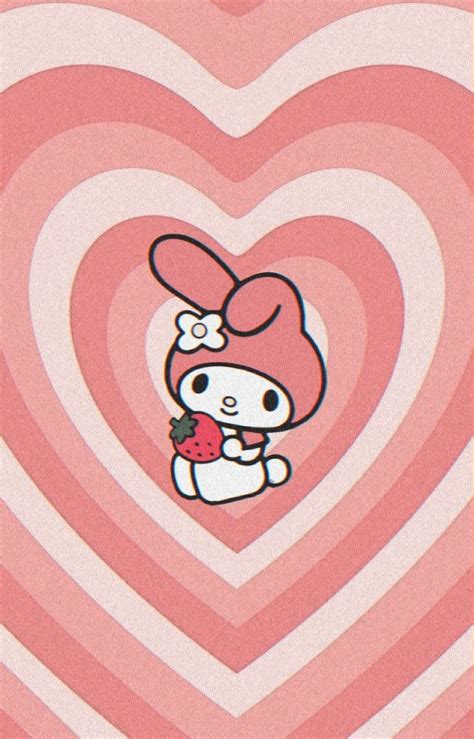Wallpaper My Melody In 2022 Hello Kitty Drawing Hello Kitty Iphone