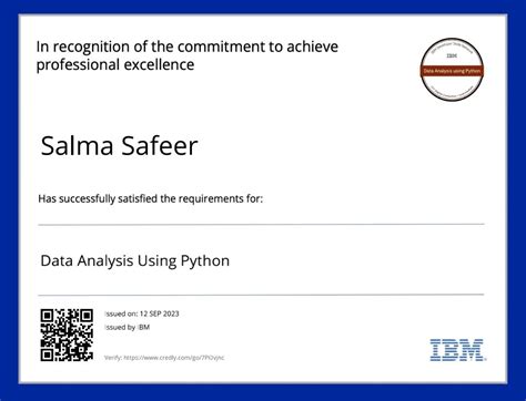 I Am Thrilled To Announce That I Have Successfully Completed The Data