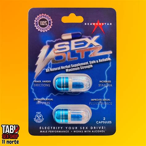 Sex Voltz 2 Cápsulas Tabú Sex Shop Puebla