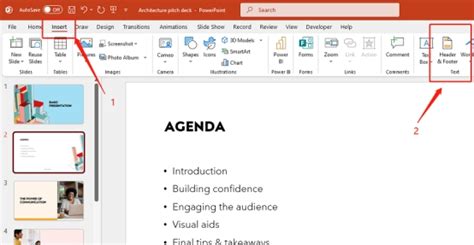 how to add and customize footers in powerpoint