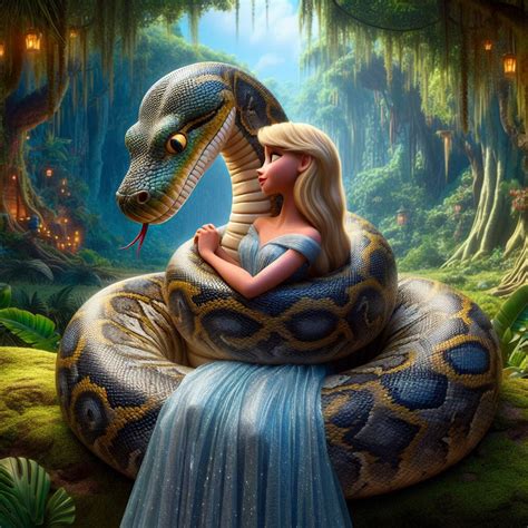 Pythons Loving Their Princess 7 By Nathanhaworth On Deviantart