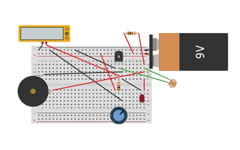 Circuit Design Alarm Clock Tinkercad