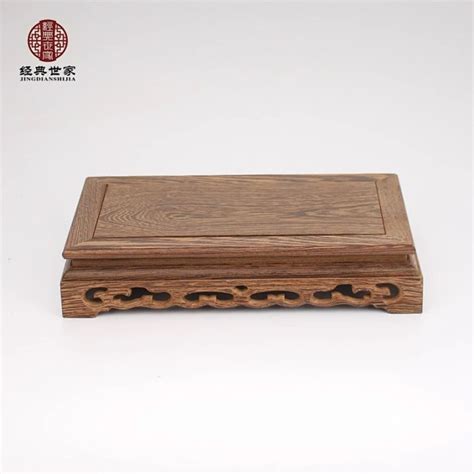红木质奇石摆件底座正方形工艺品鸡翅木雕木座木托紫砂壶 淘宝网 花瓣网