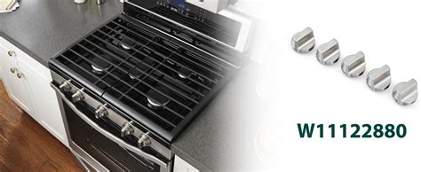 Anniparts W11122880 Stove Knobs Replacement Parts For