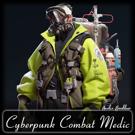 Artstation 200 Cyberpunk Combat Medic Reference Pack 4k V19